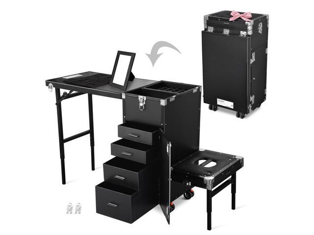 Click here for Byootique Rolling Makeup Train Case Patented Desig... prices