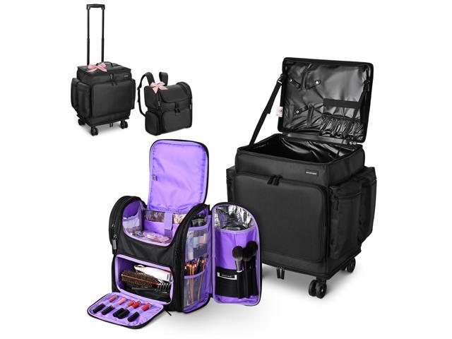 Click here for Byootique Rolling Makeup Train Case w/ Backpack Tr... prices