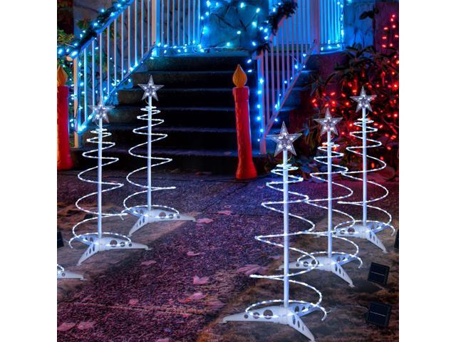 Click here for Yescom Munchkin Solar 2ft LED Spiral Tree Light 79... prices