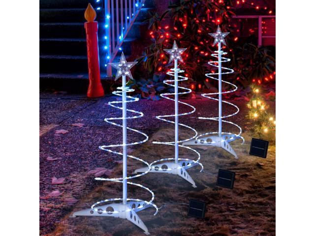 Click here for Yescom Munchkin Solar 2ft LED Spiral Tree Light 79... prices