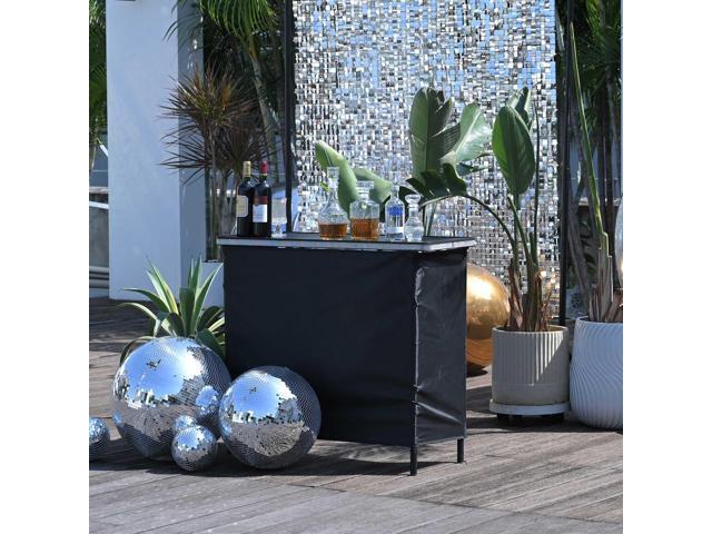 Click here for InstaHibit EZ GO Portable Bar Table Shimmer Decor... prices