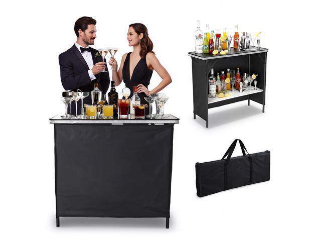 Click here for InstaHibit EZ GO Portable Bar Table Shimmer Decor... prices
