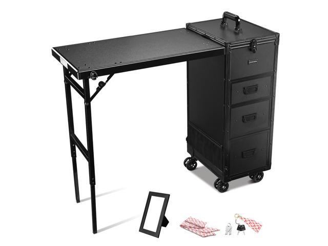 Click here for Byootique Nail Desk Mobile Station Rolling Makeup... prices