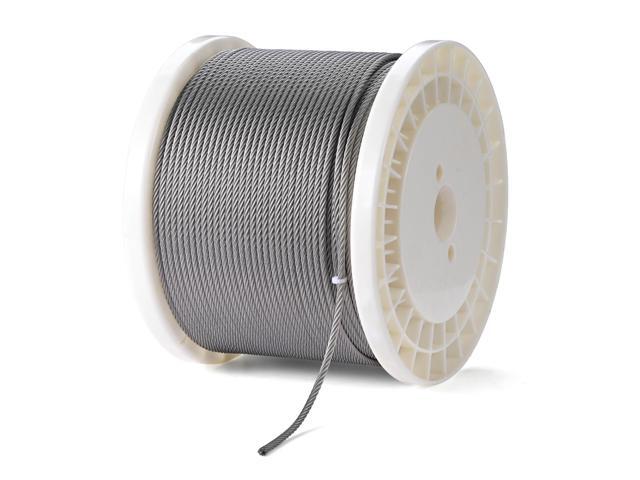 Click here for Yescom 500Ft 3/16 T316 Stainless Steel Cable 7x19... prices