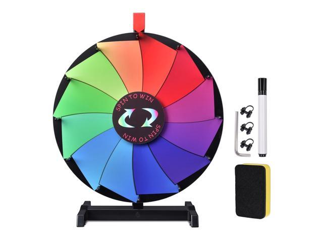 Click here for WinSpin 18 Tabletop Color Prize Wheel 12 Slots Edi... prices