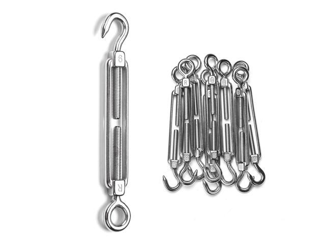 Click here for Yescom 8PCS Turnbuckle Hook and Eye M6 304 Stainle... prices