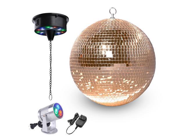 Click here for Yescom 12 Disco Mirror Ball LED Spotlight Rotating... prices
