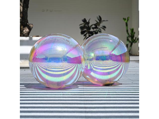 Click here for Yescom 2PCS 20 Big Shiny Inflatable Mirror Ball Se... prices