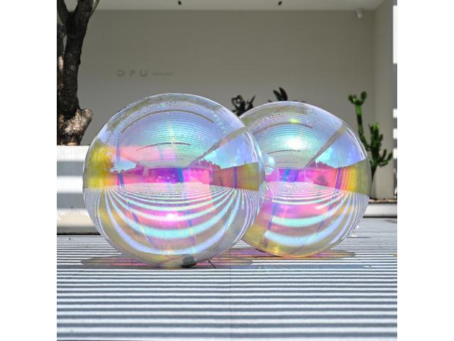Click here for Yescom 2PCS 32 Big Shiny Inflatable Mirror Ball Se... prices