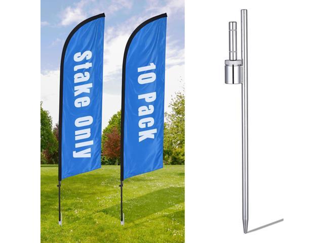Click here for InstaHibit 10 Pack Feather Flag Ground Spike 20 In... prices