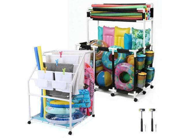 Click here for Yescom 424 Gal Pool Float Storage Bin 2 Tiers with... prices