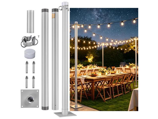 Click here for Yescom 8 Ft Sun Shade Sail Pole Post Canopy Awning... prices