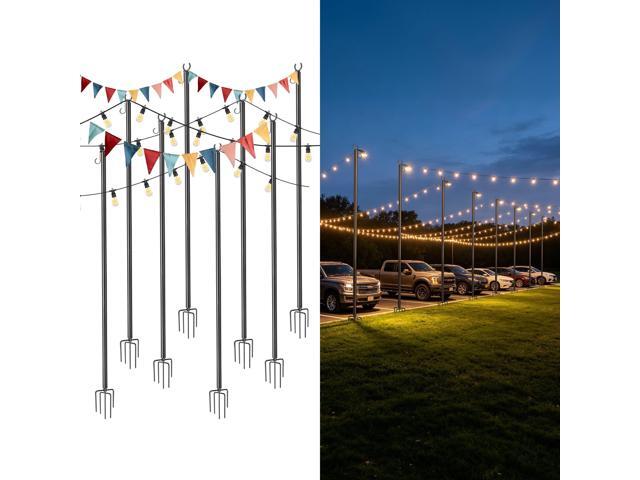 Click here for Yescom 10 String Light Poles for Outside Event Tem... prices