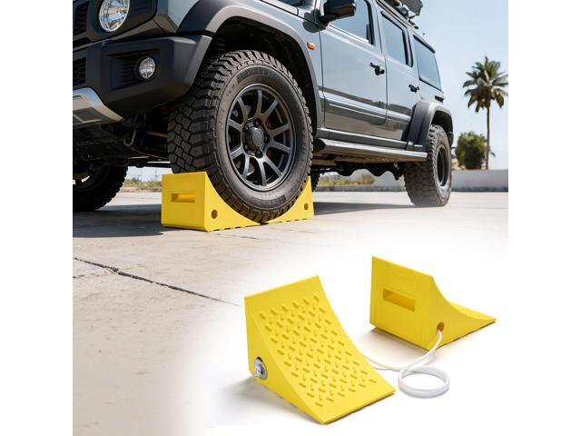 Click here for Yescom Premium PU Wheel Chocks w/ 5ft Rope 66 000... prices