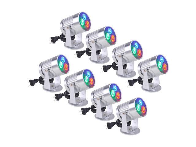 Click here for Yescom 8 Pack LED RGB Spotlight Aluminum Stage Eff... prices