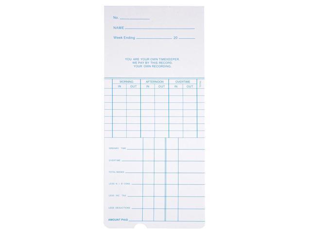 Click here for 1000x Weekly Time Clock Cards Timecard for Employe... prices