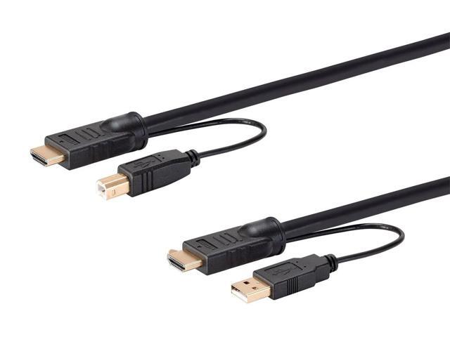 Click here for Monoprice HDMI USB Combo Cable - 10 Feet - Black 4... prices