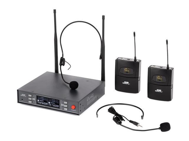 Click here for Monoprice 200-Channel UHF Dual Headset Wireless Mi... prices