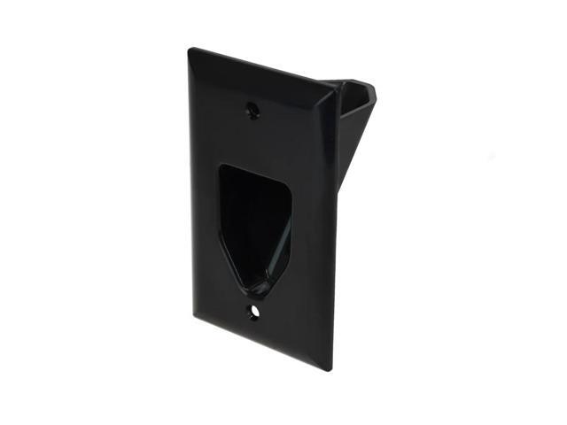 Click here for Monoprice 1-Gang Recessed Low Voltage Cable Plate... prices