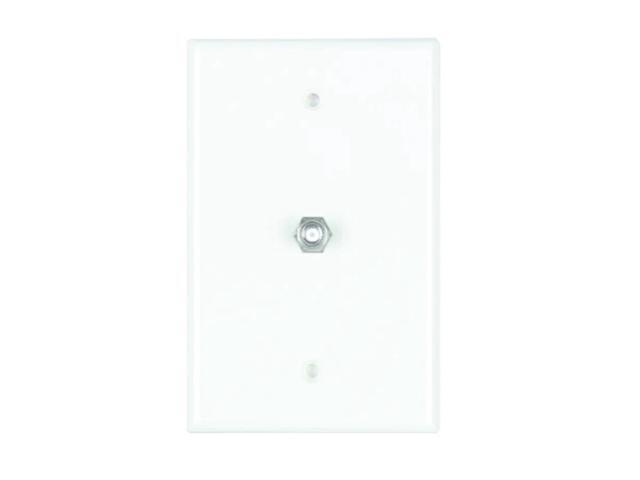 Click here for Monoprice Mid-Size Coax Wall Plate  Ultra White prices