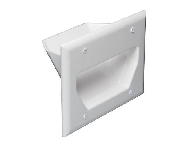 Click here for Monoprice 3-Gang Recessed Low Voltage Cable Plate... prices