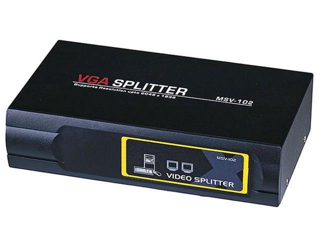 Click here for 2-Way SVGA VGA Splitter Amplifier Multiplier 400 M... prices