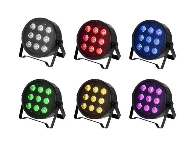 Click here for Monoprice Flat PAR Stage Light RGBW 10 watt  x 9 L... prices