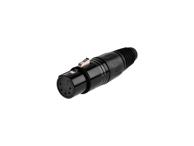 Click here for Monoprice 5-Pin Female DMX Connector - Black Anodi... prices