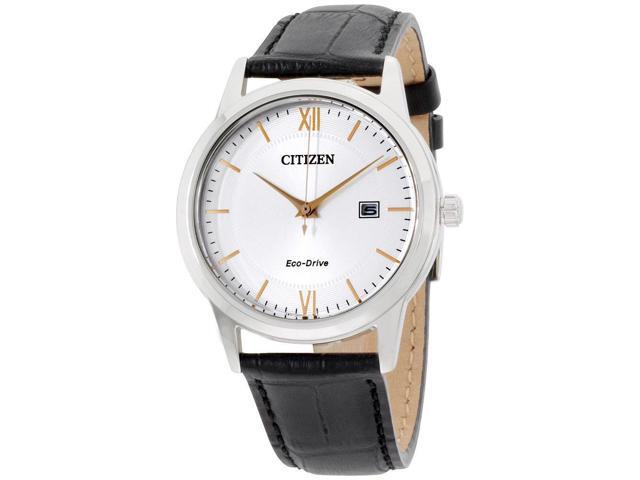 Click here for Citizen Corso Silver Dial Leather Strap Mens Watch... prices