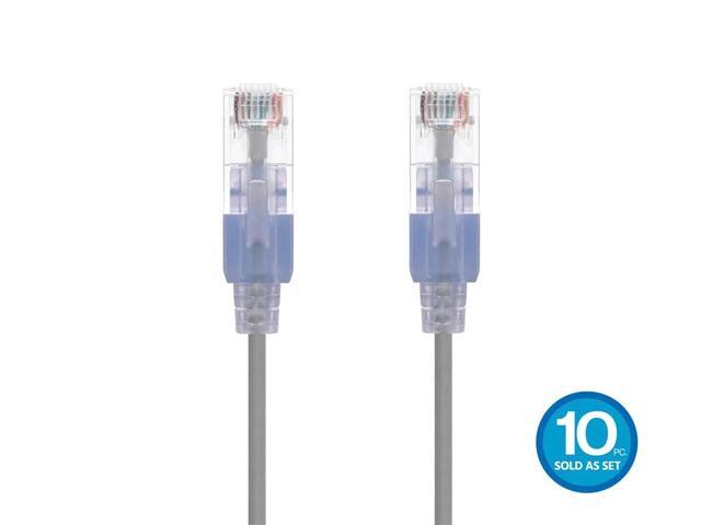 Click here for Monoprice SlimRun Cat6A Ethernet Patch Cable - Net... prices