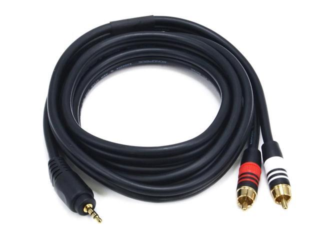 Click here for Monoprice 6ft Premium 3.5mm Stereo Male to 2RCA Ma... prices