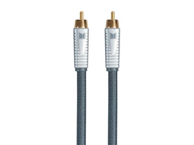 Click here for Monoprice Monolith RCA Cable - Silver - 6 Feet Cho... prices