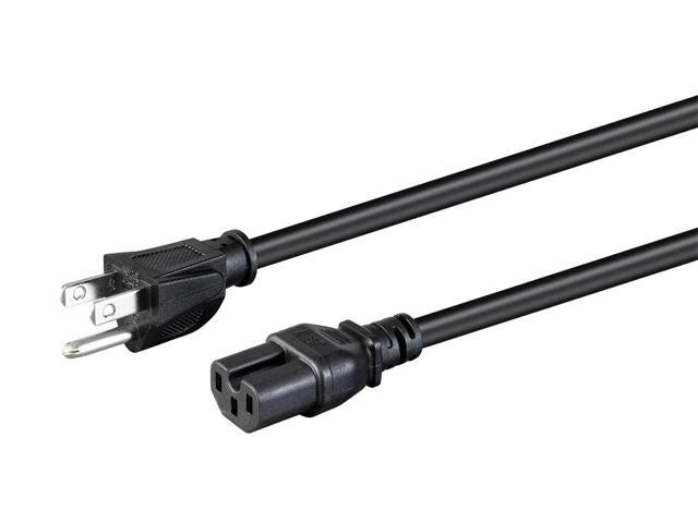 Click here for Monoprice Heavy Duty Power Cord - 8 Feet - Black N... prices