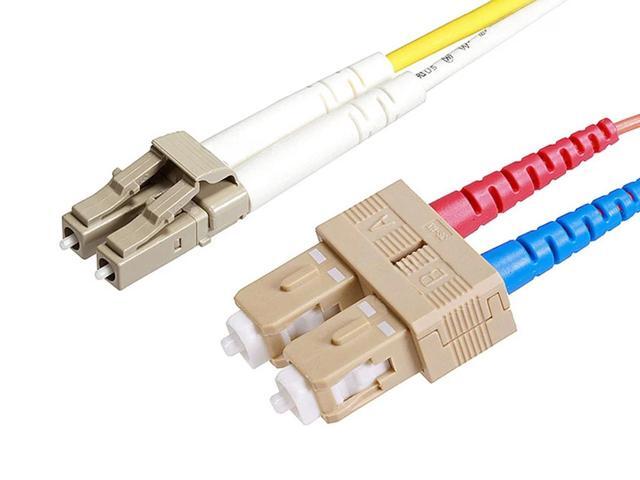 Click here for Monoprice Fiber Optic Cable - 2 Meter - Orange LC... prices