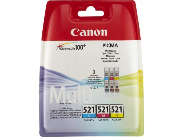 Click here for CANON CLI-521 CMY INK PACK prices