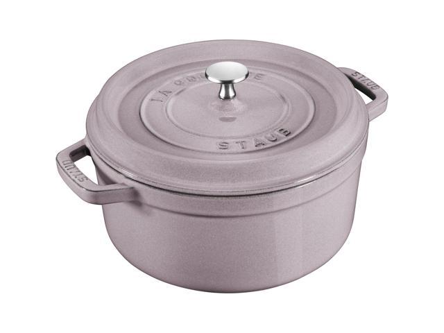 Click here for Staub Cast Iron 4-qt Round Dutch Oven - Lilac prices