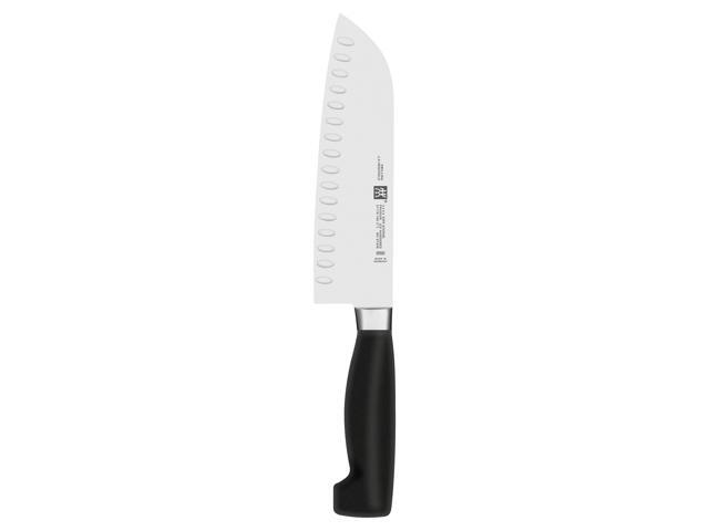 Click here for ZWILLING Four Star 7-inch Hollow Edge Santoku Knif... prices