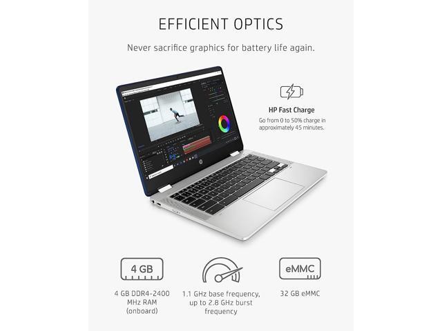 Click here for HP Chromebook 360 14a 2-in-1 Laptop  Intel Celeron... prices