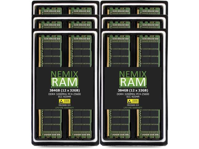 Click here for NEMIX RAM 384GB (12X32GB) DDR4 3200MHZ PC4-25600 2... prices