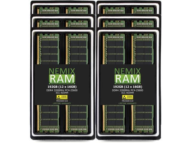 Click here for NEMIX RAM 192GB (12X16GB) DDR4 3200MHZ PC4-25600 1... prices