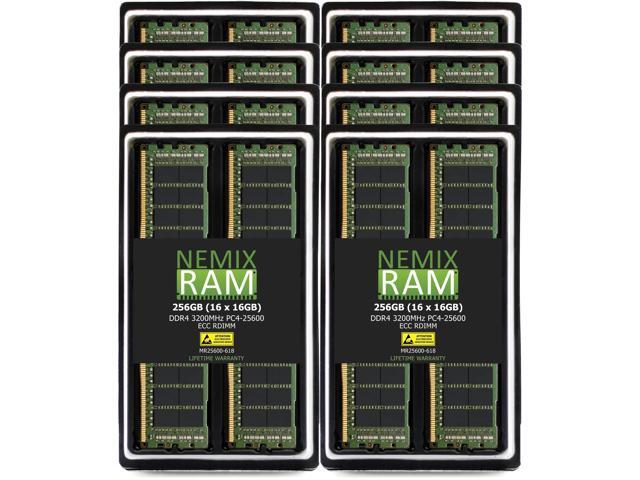Click here for NEMIX RAM 256GB (16X16GB) DDR4 3200MHZ PC4-25600 1... prices