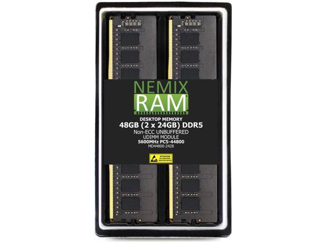 Click here for NEMIX RAM 48GB (2X24GB) DDR5 5600MHz PC5-44800 2Rx... prices