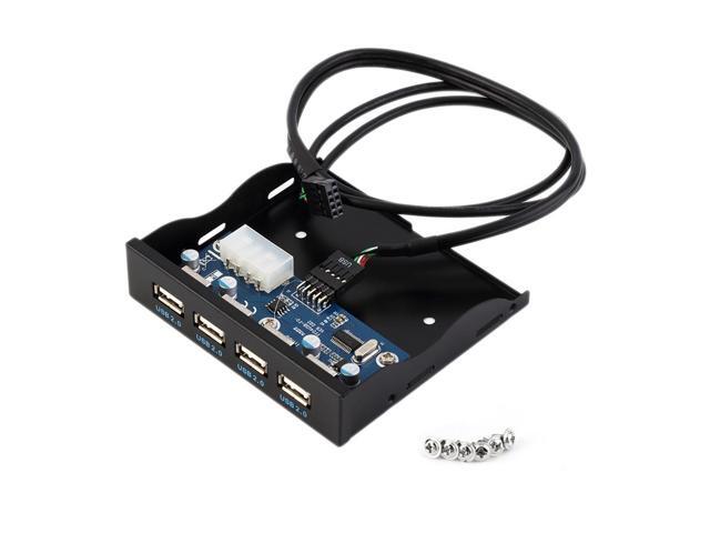 Click here for 3.5 Floppy Bay Front Panel 4 Ports USB HUB 2.0 Exp... prices