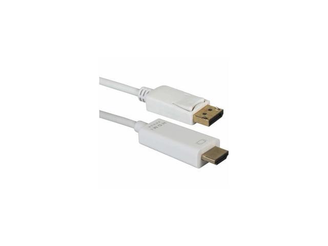 Click here for QVS DPHD-06W 6 ft. DisplayPort to HDMI 4K Digital... prices