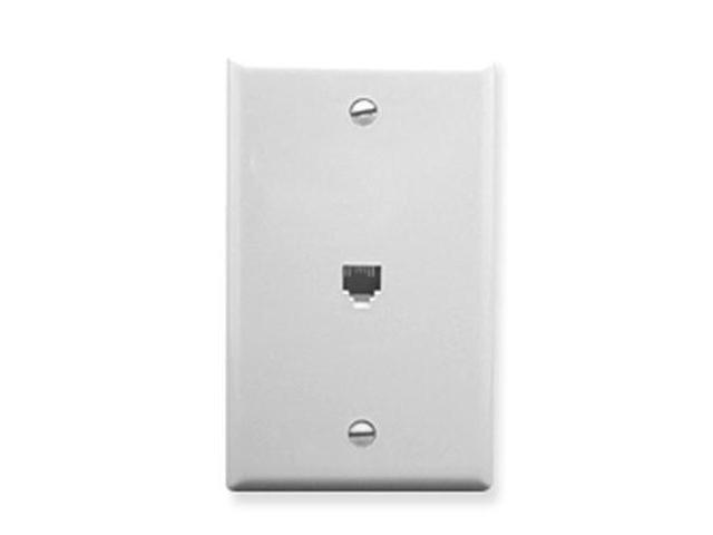 Click here for ICC IC630E60WH Single Gang Phone Faceplate prices