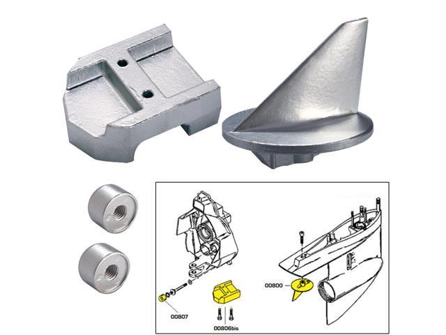 Click here for TECNOSEAL ANODE KIT MERC ALPHA 1 GEN 1 W/ HARDWARE... prices