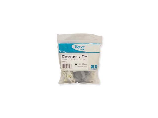 Click here for ICC IC107E5CWH EZ ; Style Category 5e RJ45 Modular... prices