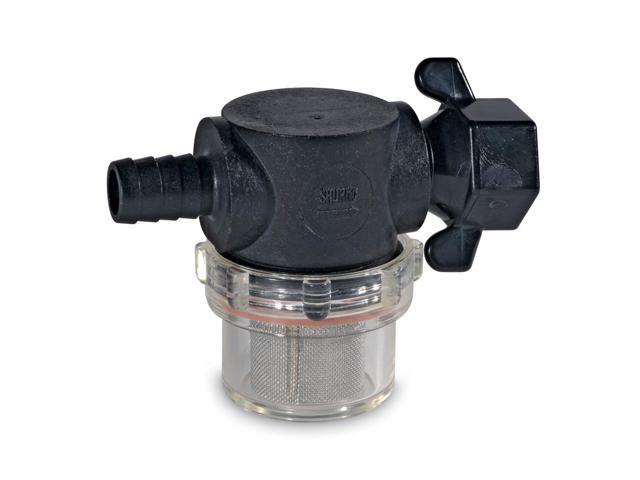 Click here for SHURFLO SWIVEL NUT STRAINER 1/2 BARB INLET CLEAR B... prices