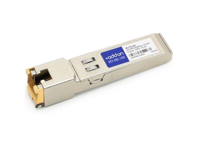 Click here for AddOn HP SFP (mini-GBIC) Module 1 RJ-45 10/100/100... prices