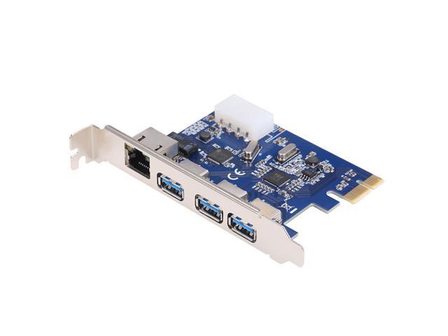 Click here for PCI-E to External 3-Port USB 3.0 Plus Gigabit Ethe... prices